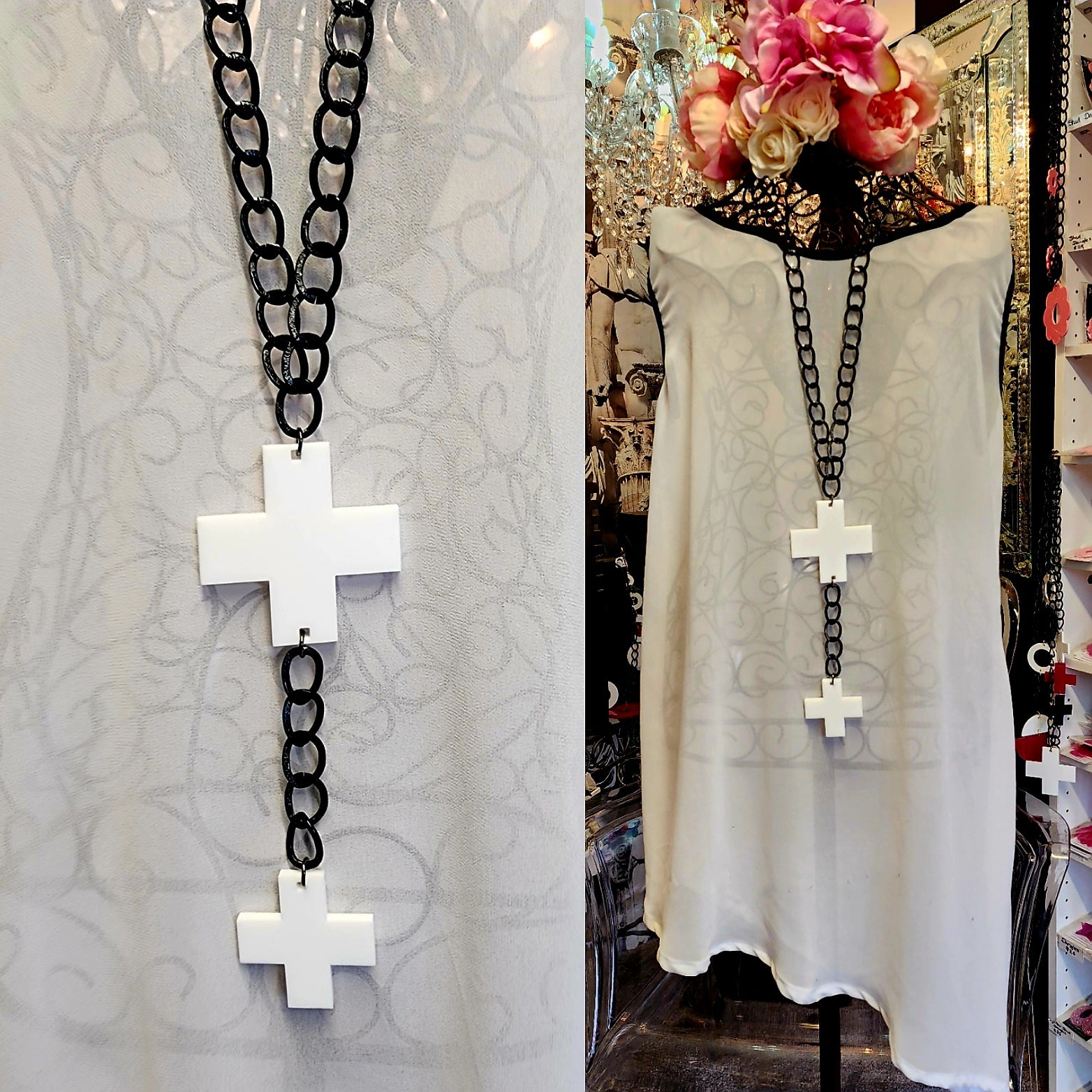Chained Y Necklace 2 piece – M and D Jewellery